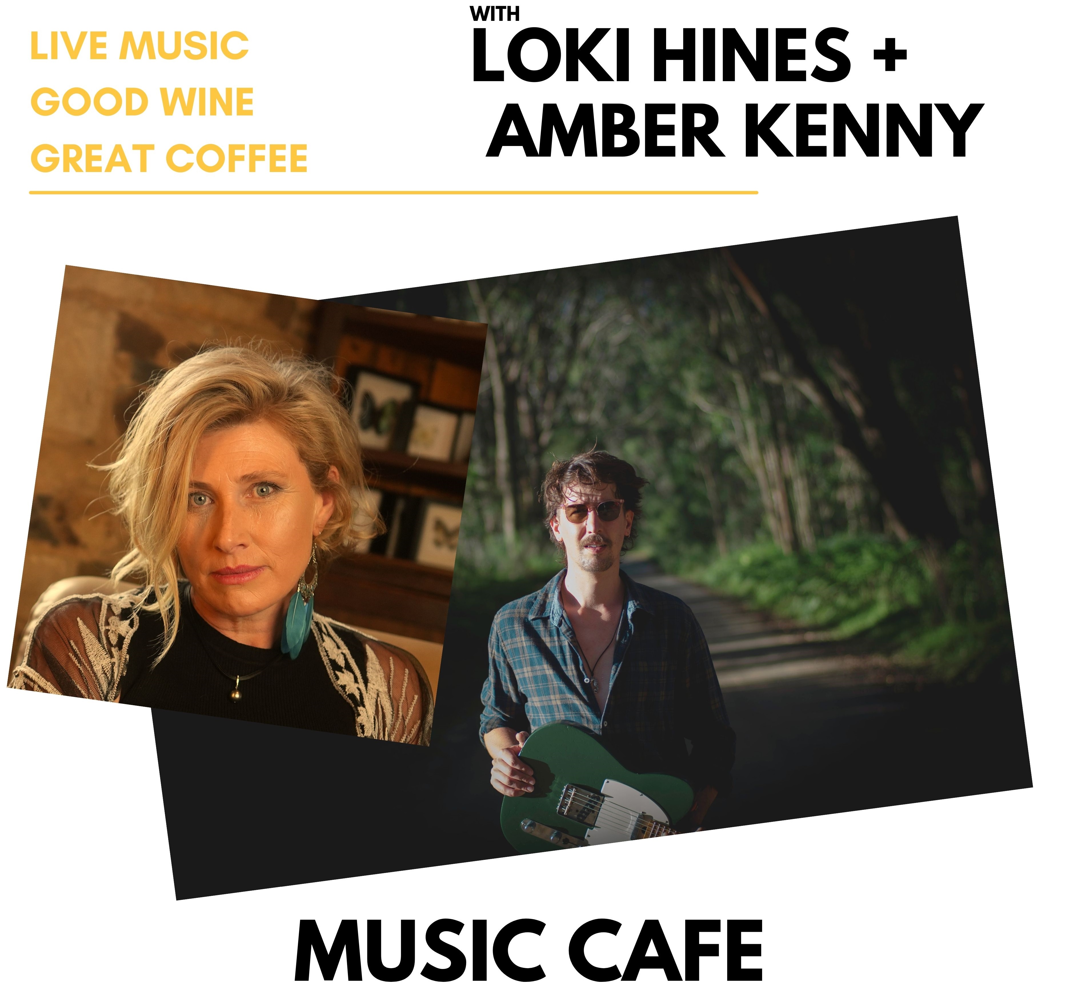 Loki Hines and Amber Kenny at Music Cafe in Robertson - 2ST